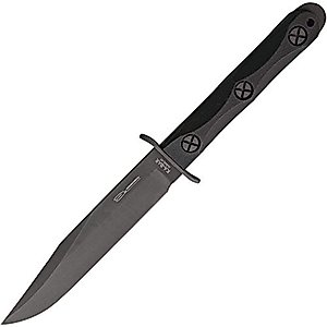 KA-BAR JOHN EK BOWIE EK45 MODEL 5 FIGHTING COMMANDO KNIFE Black, Large