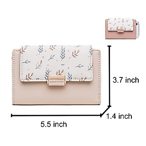 Plergi PU Leather RFID Blocking Flap Wallet for Women Large Capacity Card Holder
