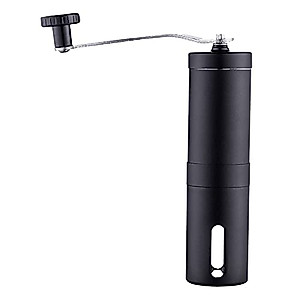 Classic Manual Coffee Mill With Handle, Portable Mill, Grind Uniformly, Black, Capacity 40g, Grind Uniformly, Used For Grinding Corn Kernels, Coffee Beans, Grains, Hand Coffee Mill