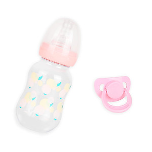CHAREX Reborn Baby Doll Accessories Fake Feeding Bottle Sealed Matching Putty Magnetic Pacifier Baby Girl