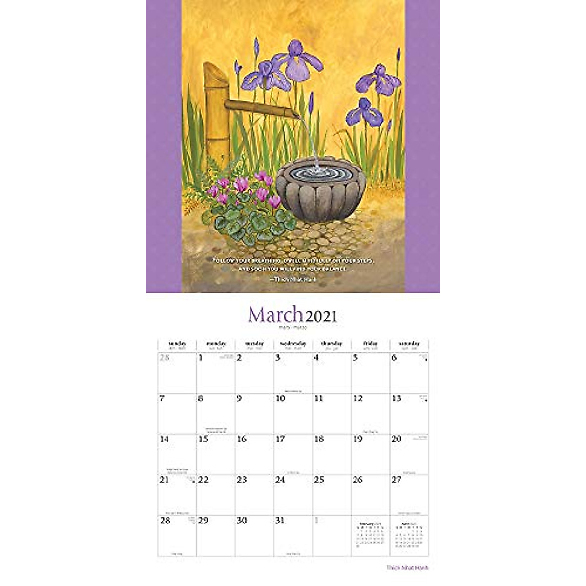 Thich Nhat Hanh 2021 Calendar