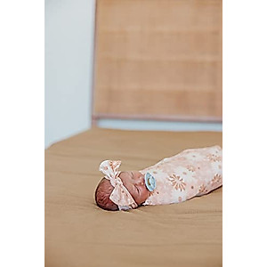 Copper Pearl Baby Stretchy Soft Knit Headband Bow Penny