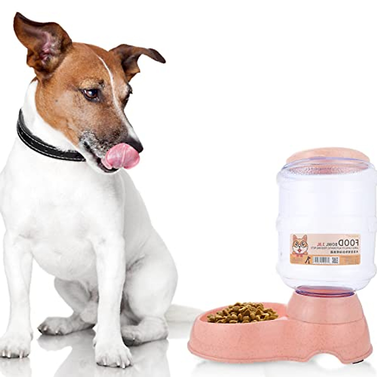 Ipetboom Automatic Gravity Dog Feeder Automatic Pet Feeder Food Dispenser: Dog Cat Dry Food Dispenser Dog Food Bowls Pet Feeding Container for Cats Dogs and Other Animals Dog Automatic Water Bottle