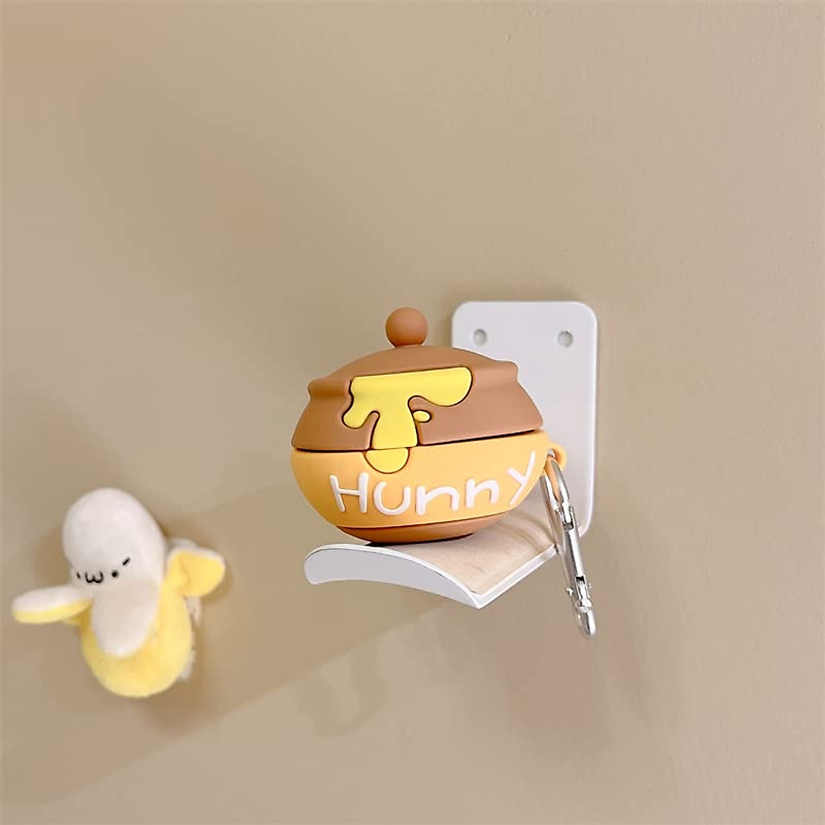 Joie & Joho Soft Silicone Cute Case with Keychain Accessories for Samsung Galaxy Buds 2 Case (2021)/ Galaxy Buds Pro Case (2021)/ Galaxy Buds Live Case (2020) Earbuds Case