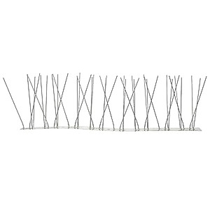 Cabilock Bird Spikes Stainless Steel Bird Blinder Bird Repellent Deterrent Spikes for Pigeons Birds