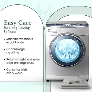 Feather & Stitch 500 TC Full Size Damask Bed Sheet Set, 100% Cotton Soft Breathable Bedsheets, 4 Piece 18" Deep Pockets Sateen Weave Striped Bedding Mattress Resort Hotel Luxury- (Grey, Full)