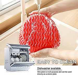 2 Pcs Air Fryer Silicone Liners 8.5 inch, Reusable Air Fryer Liners, Food grade material, High Temperature Resistance, Silicone Air Fryer liners are Suitable for Air Fryers, Ovens, Microwave Ovens