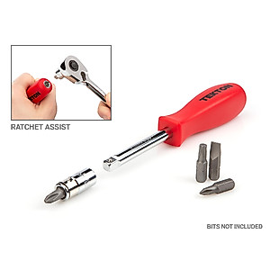 TEKTON 1/4 Inch Drive 6-Point Socket and Ratchet Set, 55-Piece (5/32-9/16 in., 4-14 mm) | SKT05301