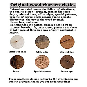 Under Desk Wooden Storage Box Drawer Storage Walnut Bamboo Wood Attachable Under Desk Storage Drawer Cutlery Storage Office Stationery Sundries Storage Box Strong Adhesive Hidden Drawer (Walnut,L)