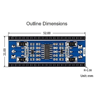 XYGStudy 2-Channel RS232 Module for Raspberry Pi Pico, SP3232EEN Transceiver, UART to RS232