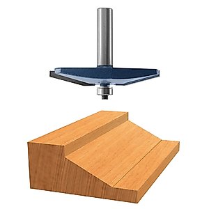 BOSCH 85637M 2-3/4 In. x 11/16 In. Carbide Tipped Traditional Raised Panel Bit