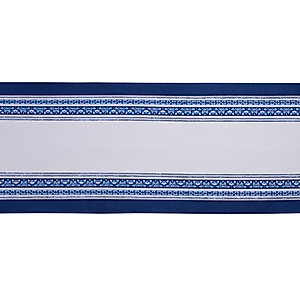 DII Table Top Décor Collection Spring & Summer Table Runner, 14x72, Porto Stripe Print