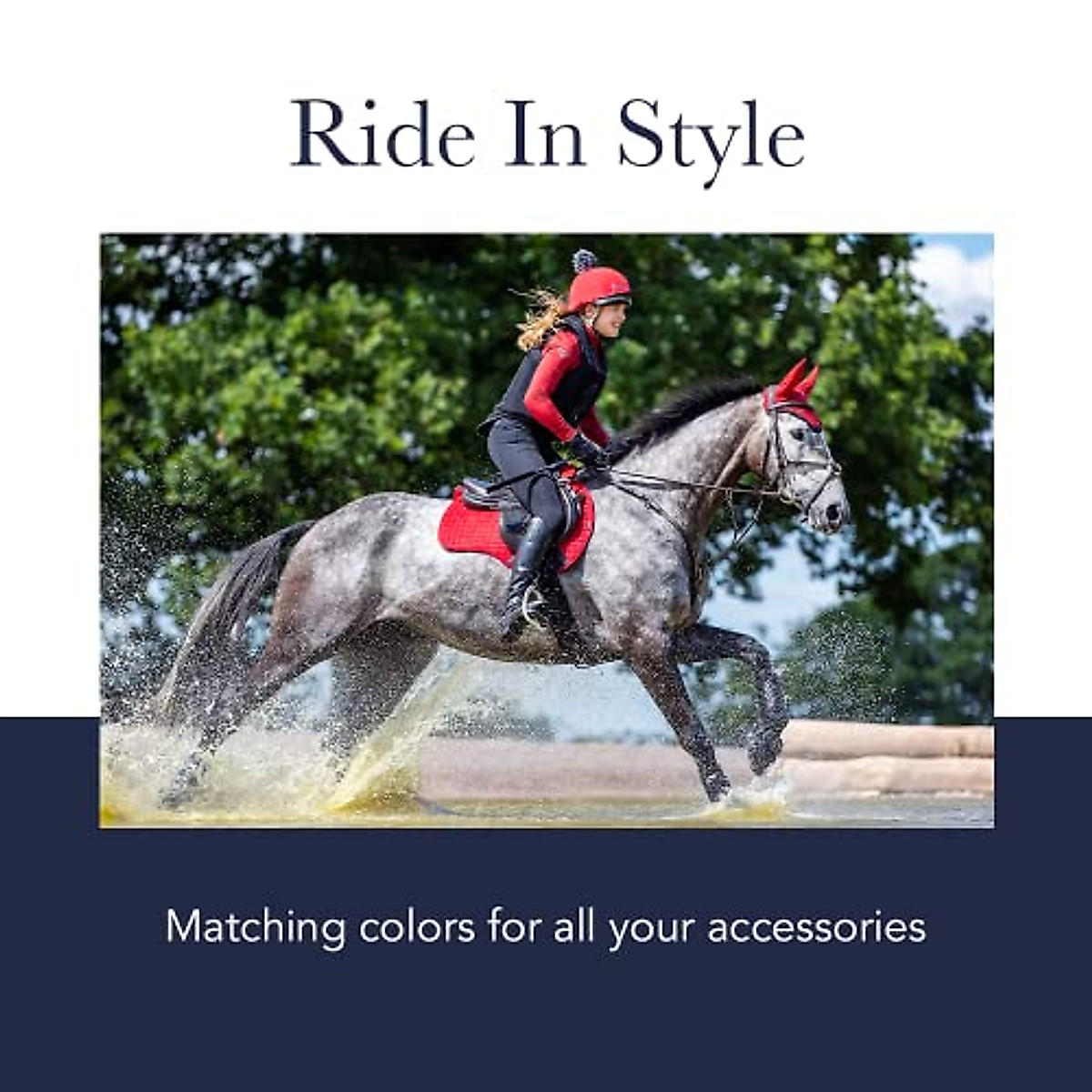 LeMieux Dressage Cotton Square Saddle Pad - English Saddle Pads for Horses - Equestrian Riding Equipment and Accessories (White - Small/Medium)