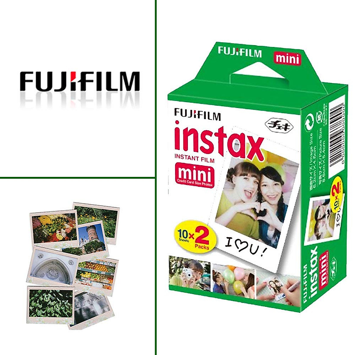 Fujifilm Instax Mini 11 Instant Camera + Instax Mini Twin Pack Film + Hanging Frames + Plastic Frames + Case + Close Up Filters - All Inclusive Bundle! (Charcoal Grey)