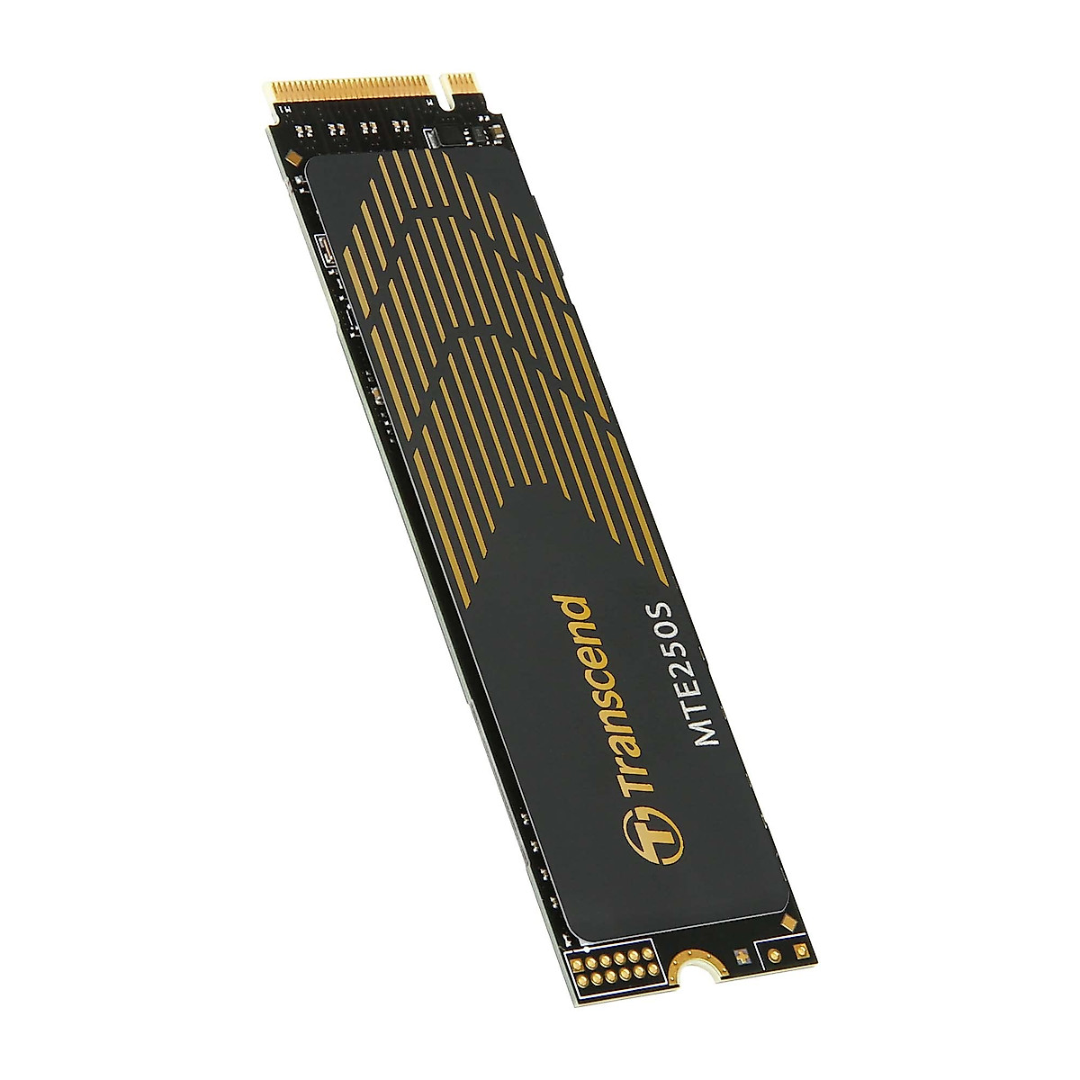 Transcend 1TB MTE250S NVMe Internal Gaming SSD Solid State Drive - Gen4 PCIe, M.2 2280 with Graphene Heatsink, Compatible with PS5, Up to 7,200MB/s - TS1TMTE250S