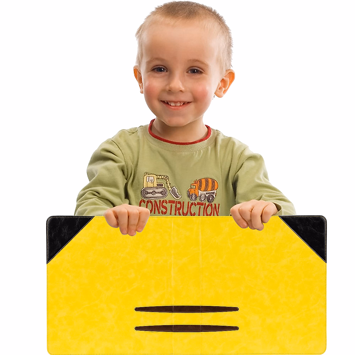 9-Pocket Trading Card Binder,Card Collector Album Fits 1080 Cards with 60 Sleeves Included, Compatible with PM Trading Cards and All Other Card Games.（Yellow）