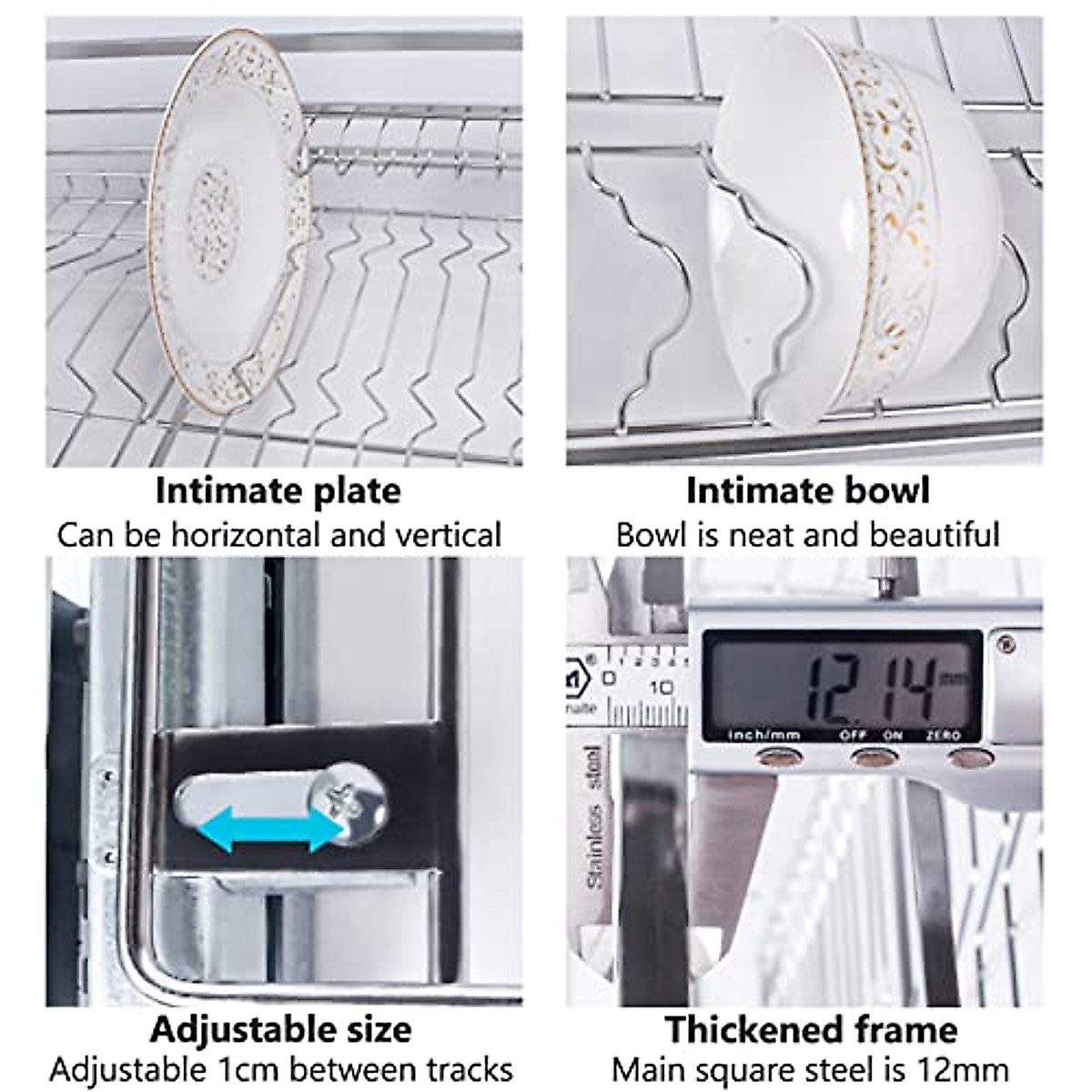 Pull Out Cabinet Drawer Organizer Heavy Duty Telescopic Double Tier Wire Basket Slide Out Shelf Storage 304 Stainless Steel Slide Out Cabinet Organizer for Cupboard, Pantry, Chrome (49W*42D*13H(cm))