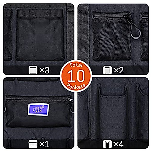 ZELARMAN Trailer Grooming Bag, Horse Trailer Hanging Grooming Organizer Bag, Short Hanging Door Caddy for Horses, Horse Grooming Supplies