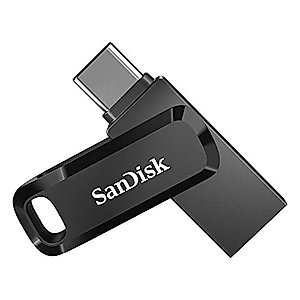 SanDisk 512GB Ultra Dual Drive Go USB Type-C Flash Drive - SDDDC3-512G-G46, Black