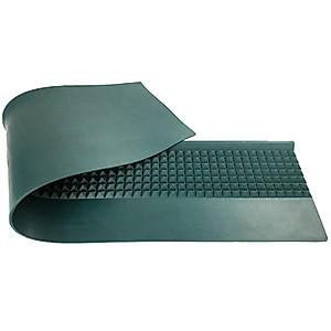 Craps Diamond Pyramid Rubber Bumper - Craps Table Top Set Felt Mat Wall,48"x11"Dark Green Backboard,Great for Casinos Crap Dice Games and Poker Nights