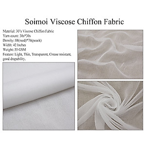 Soimoi Viscos Chiffon Pink Fabric - by The Yard - 42 Inch Wide - Stripe Geometric Shirting - Modern Styling with Striped Geometric Patterns Printed Fabric