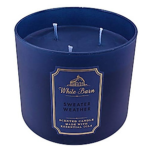 White Barn Sweater Weather 3 Wick Candle WB
