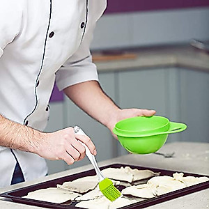 Pastry Brush, Heat Resistant Silicone Basting Brush for Kitchen Cooking BBQ Grill Barbecue Baking