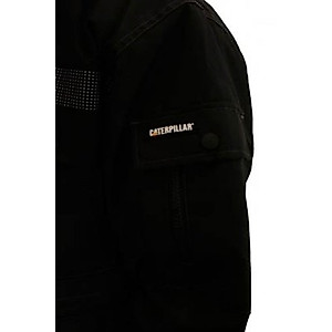 Caterpillar Men's Heavy Insulated Parka (Regular and Big & Tall Sizes), Black, X Large