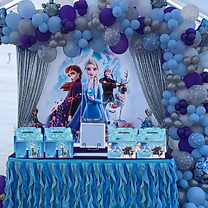 16 PCS Frozen Party Favor Boxes, Frozen Theme Candy Cookies Party Gift Boxes Cardboard Gable Boxes for Kids Fans Birthday Party Supplies Baby Shower Party Decoration