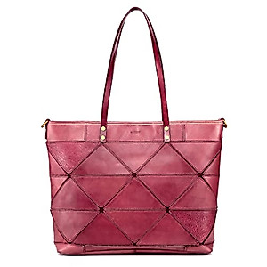 OLD TREND Genuine Leather Prism Tote Bag (Lilac)