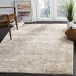 Safavieh Meadow Collection 5'3" x 7'6" Beige MDW170B Modern Abstract Area Rug