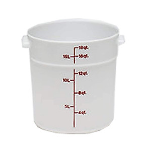 Cambro Storage Container, Round, 18-Quart