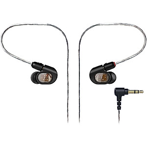 Audio-Technica ATH-E70 Professional In-Ear Studio Monitor Headphones,Black