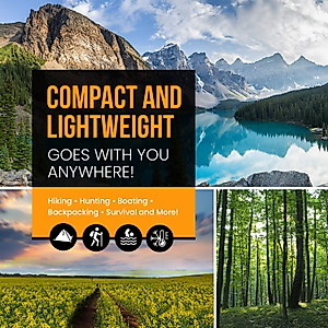 MEKKAPRO SOS Emergency Thermal Bivy Sleeping Bag with Survival Whistle, Survival Bivvy Sack, Mylar Emergency Blanket