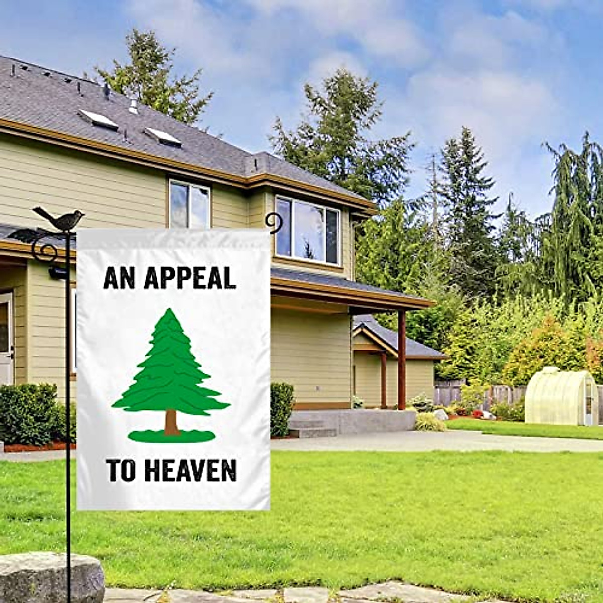 An Appeal To Heaven Garden Flag Vertical Double Sided Farm Lawn Yard Outdoor Decoration 12 x 18 Inch