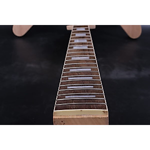 1set guitar Kit 22 Guitar Neck Guitar Body Mahogany Rosewood fine shape (Square inlay)