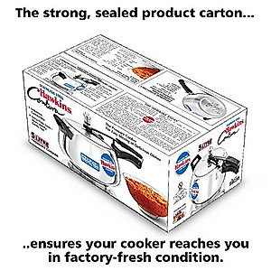 HAWKINS PRESSURE COOKER, 5 Liter, Silver