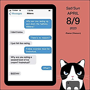 Texts from Mittens 2023 Day-to-Day Calendar: A Cat Who Has an Unlimited Data Plan . . . and Isn't Afraid to Use It