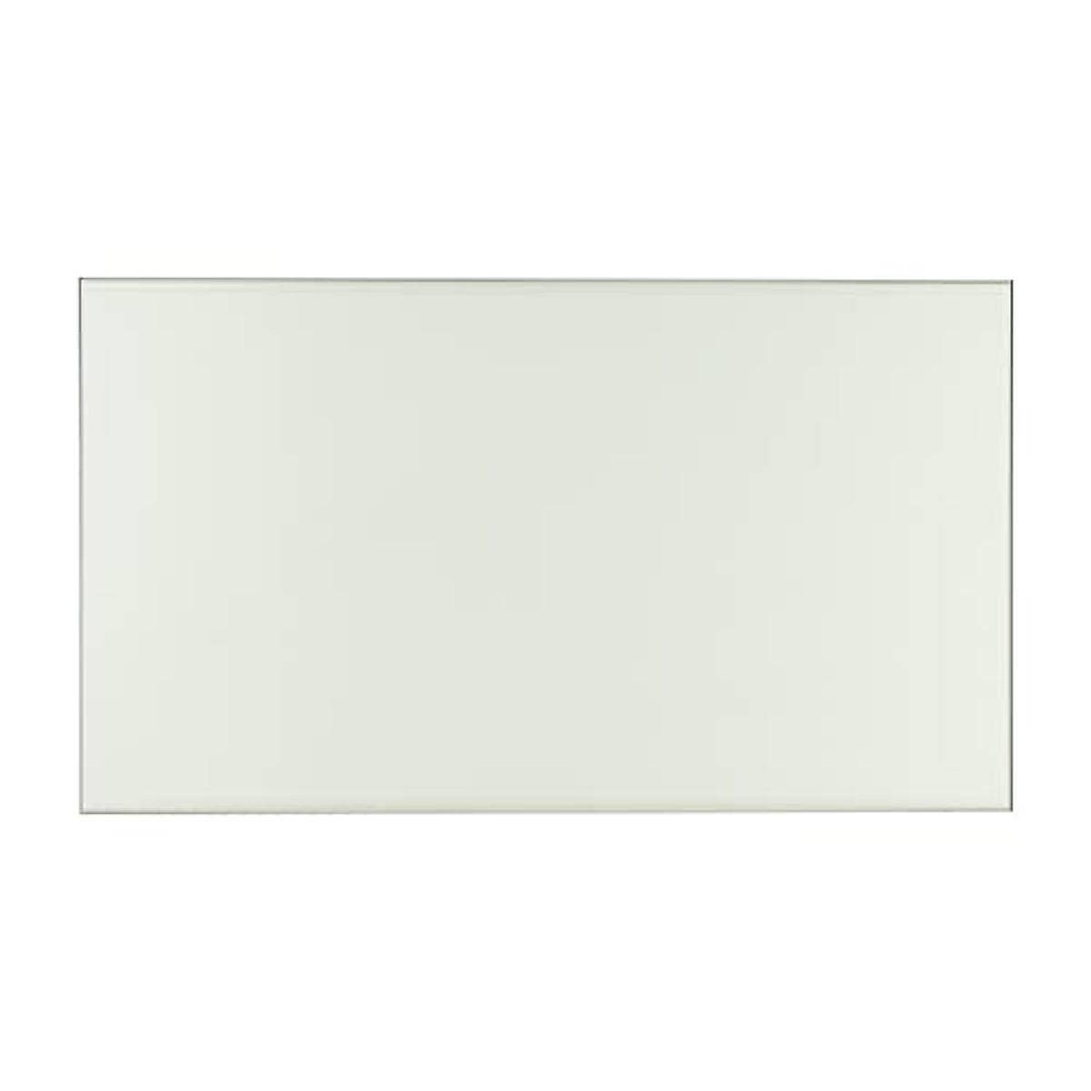 16" x 30" Rectangle Tempered Clear Glass Table Top - 3/8" Thick with Flat Polish Edge