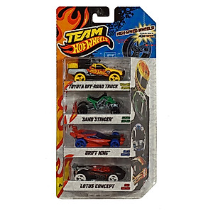 Team Hot Wheels Vehicle 4-Pack