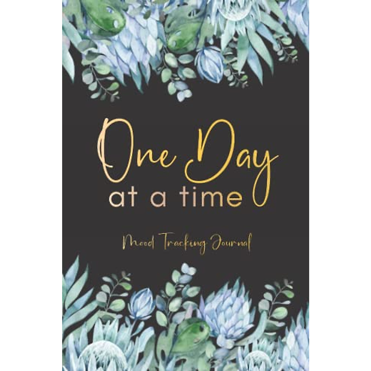 One Day At A Time: Mood Tracking Journal: Daily Wellness and Mental Health Prompt Journal, Diary & Tracker for Women and Teens