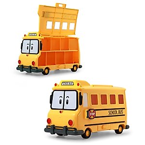 Robocar Poli Toys, Carey Carrier Sound & Light, Transport Cargo Plane Toy, Diecast Vehicle Storage Airplane, Kids Toys for Ages 3 and up
