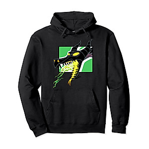 Disney Maleficent Fire Breathing Dragon Portrait Pullover Hoodie