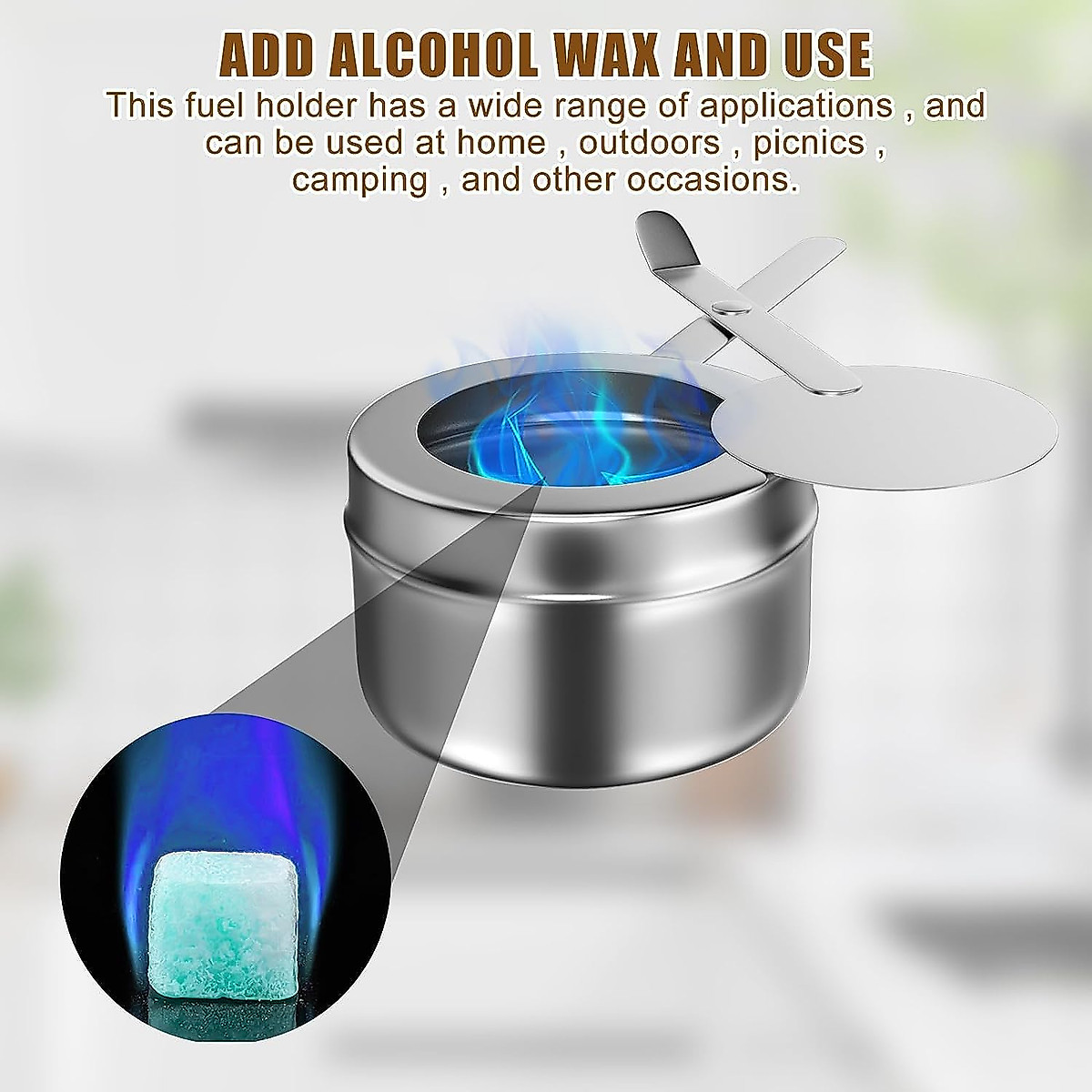 HONHPD Luxury Gold Roll Top Chafing Dish Buffet Set, 13 Litre Rectangular Stainless Steel Chafer, Buffet Servers and Warmers Set Warming Tray for Wedding, Parties, Banquet, Catering Events（Golden