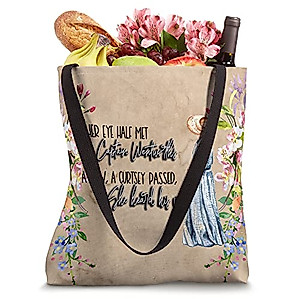 She Heard His Voice Jane Austen Persuasion Quote Gift Tote Bag