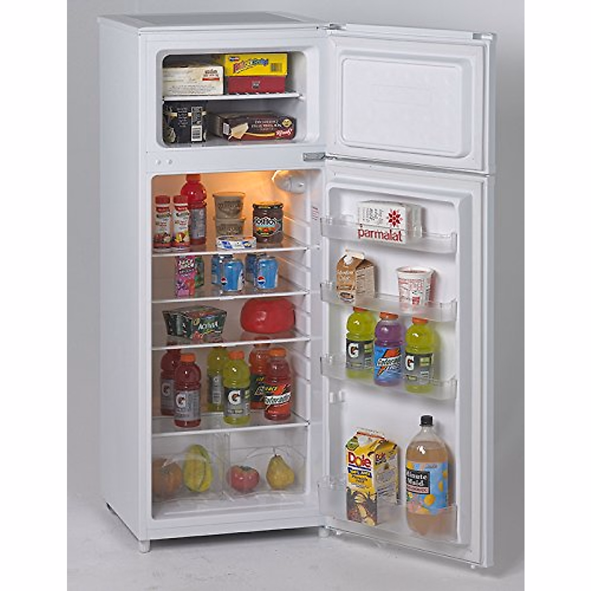 Avanti RA7306WT 2-Door Apartment Size Refrigerator, White