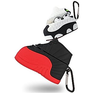 2 Pack Gkv for Airpods 3 Case for Airpod 3 (2021) Cover Unique Funny Fun Cute 3D Hypebeast Design Air Pods 3rd Generation Silicone Shell Cases for Girls Teen Boys Kids Red+White Shoes