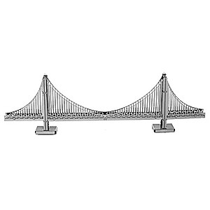 Fascinations Metal Earth San Francisco Golden Gate Bridge 3D Metal Model Kit