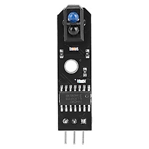 Infrared Tracking Sensor Module 1-Channel Infrared Reflection Tracking Sensor Module Obstacle Avoidance Smart Car Black/White Line Detection 3 Pcs