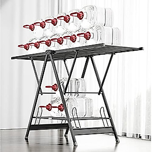 LHX Clothes Pole Bedroom Drying Quilt Home Indoor and Outdoor Aluminum Alloy ( Color : Silver )